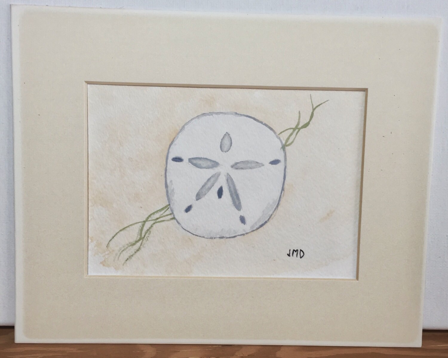 The Sand Dollar Original Watercolor Painting of Sand Dollar 5x7 ...
