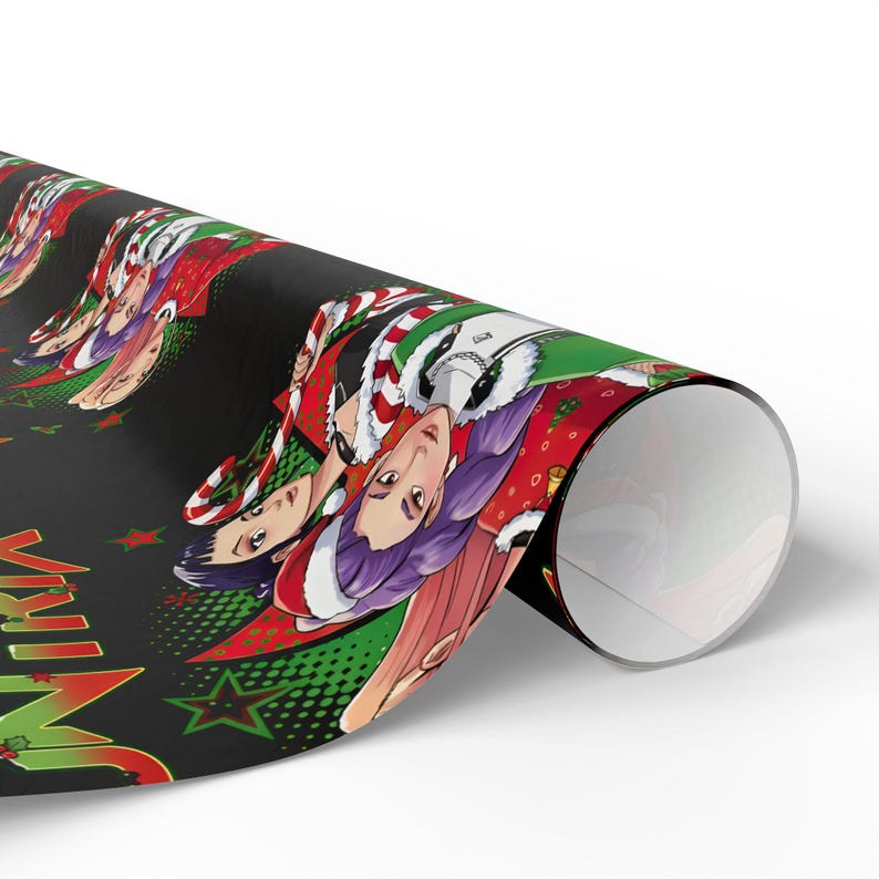 Kpop Demon Hunter Huntrix Wrapping Paper, Gift Wrap, Christmas Present ...