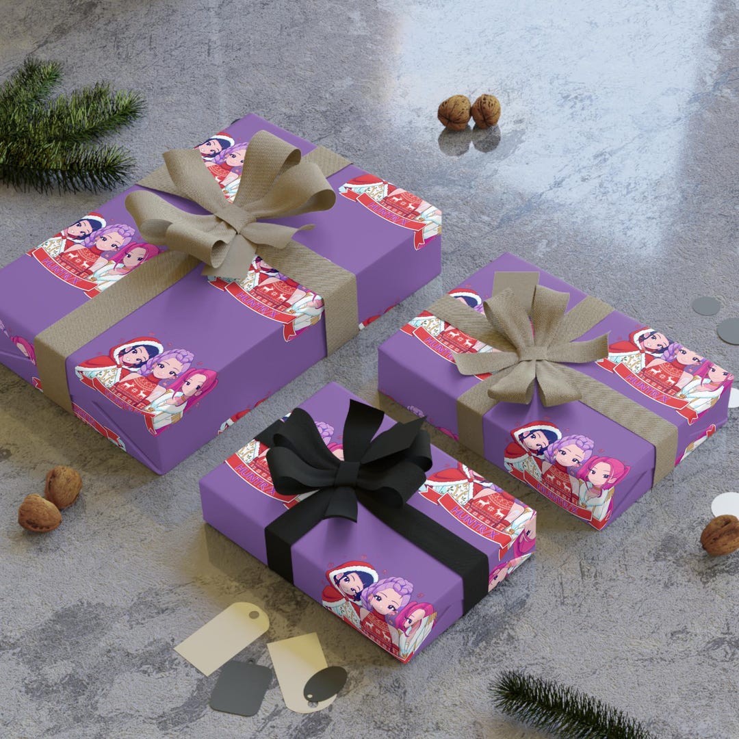K-pop Demon Hunter Huntrix Wrapping Paper Roll - Etsy