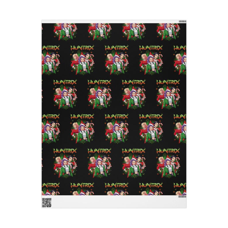 Kpop Demon Hunter Huntrix Wrapping Paper, Gift Wrap, Christmas Present ...