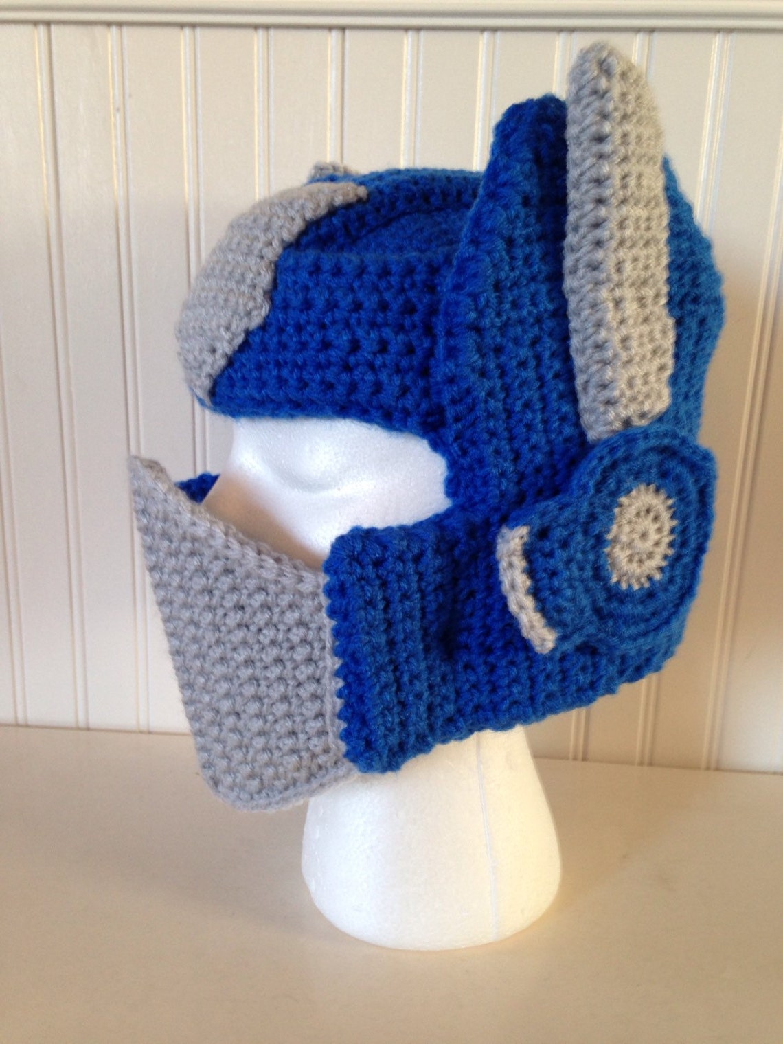 Crochet Optimus Prime Transformer Hat | Etsy