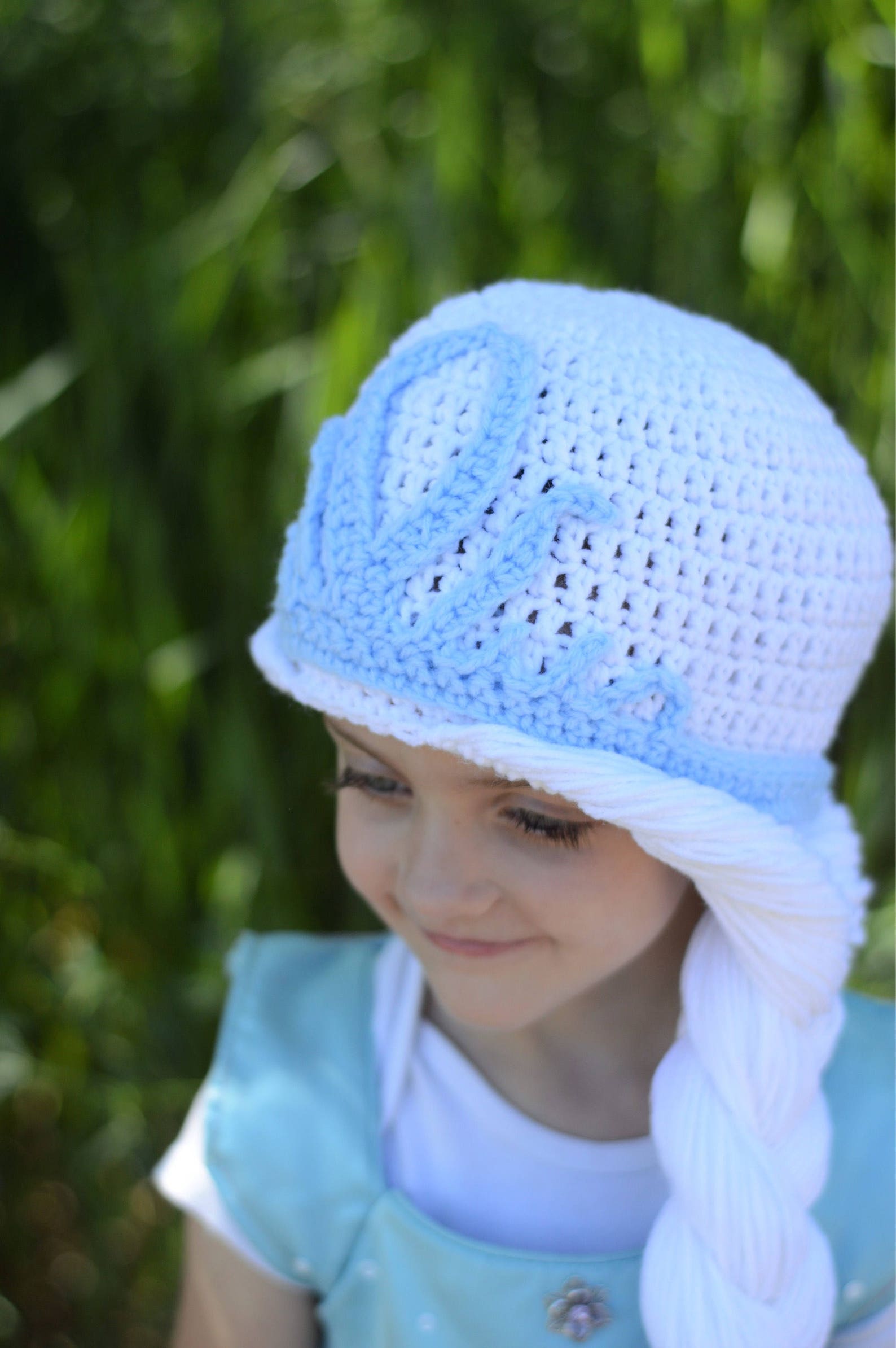 Queen Elsa Hat Princess Hat Dressup Hat Yarn Wig - Etsy