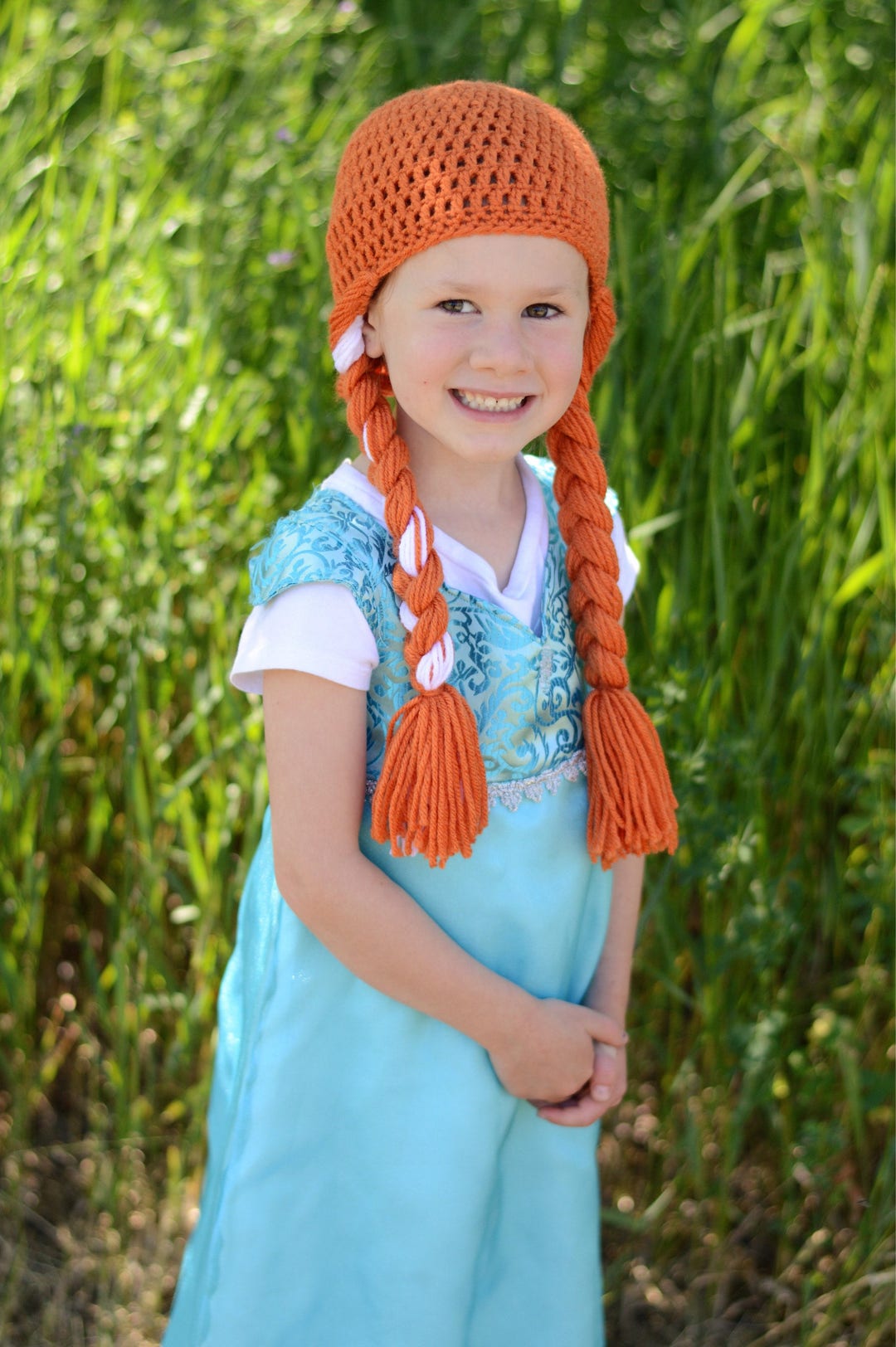 Princess Anna Hat Crochet Anna Hat Frozen Hat Anna Yarn Wig - Etsy