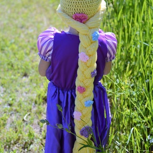 Rapunzel Hat, Crochet Tangled Hat, Disney Princess Hat, Yarn Wig - Etsy