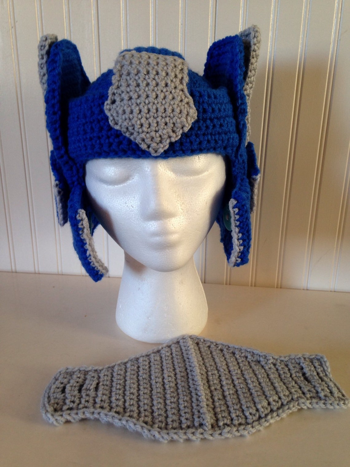 Crochet Optimus Prime Transformer Hat | Etsy