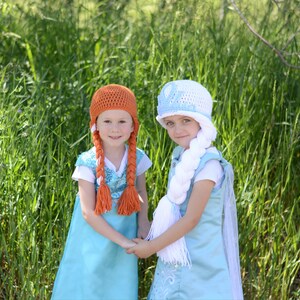 Princess Anna Hat, Crochet Anna Hat, Frozen Hat, Anna Yarn Wig - Etsy
