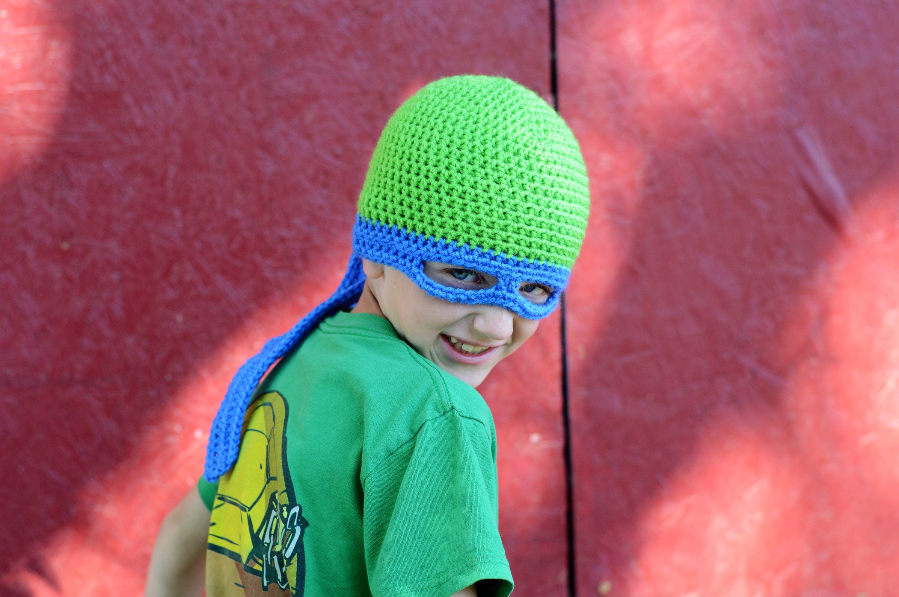 Ninja Turtle Hat Kids Dress up Hat Halloween Hat - Etsy UK