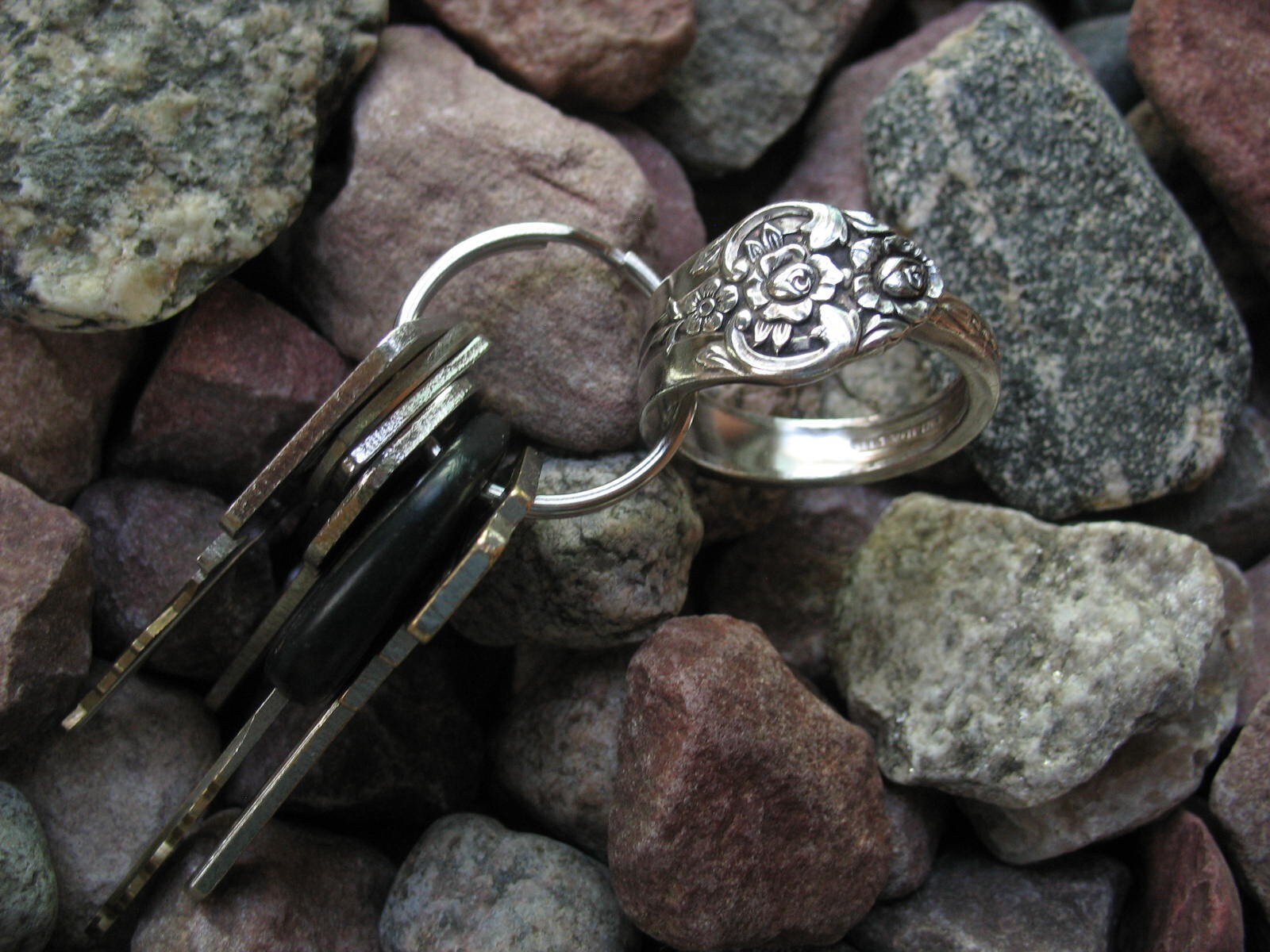 Big Key Ring Accessory KC163 Size 20.75 Western Skies Silver - Etsy