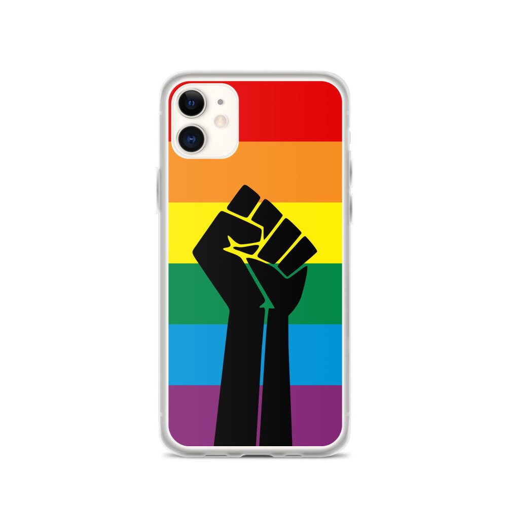 LGBTQ Blm iPhone Case, Black Lives Matter, LGBTQ Phone Case, Rainbow ...