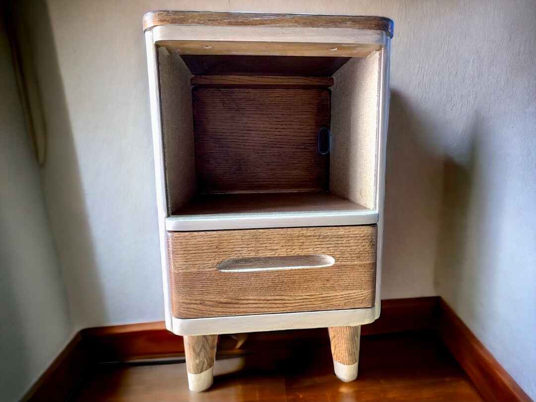 MCM Refinished Night Stand/end Table - Etsy