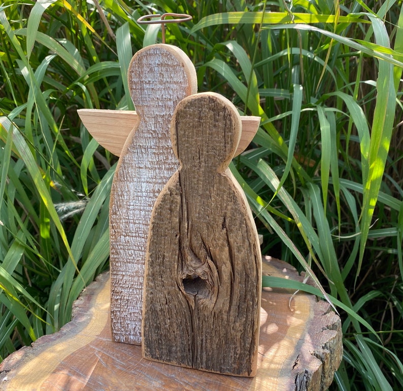 Barnwood Guardian Angel - Etsy
