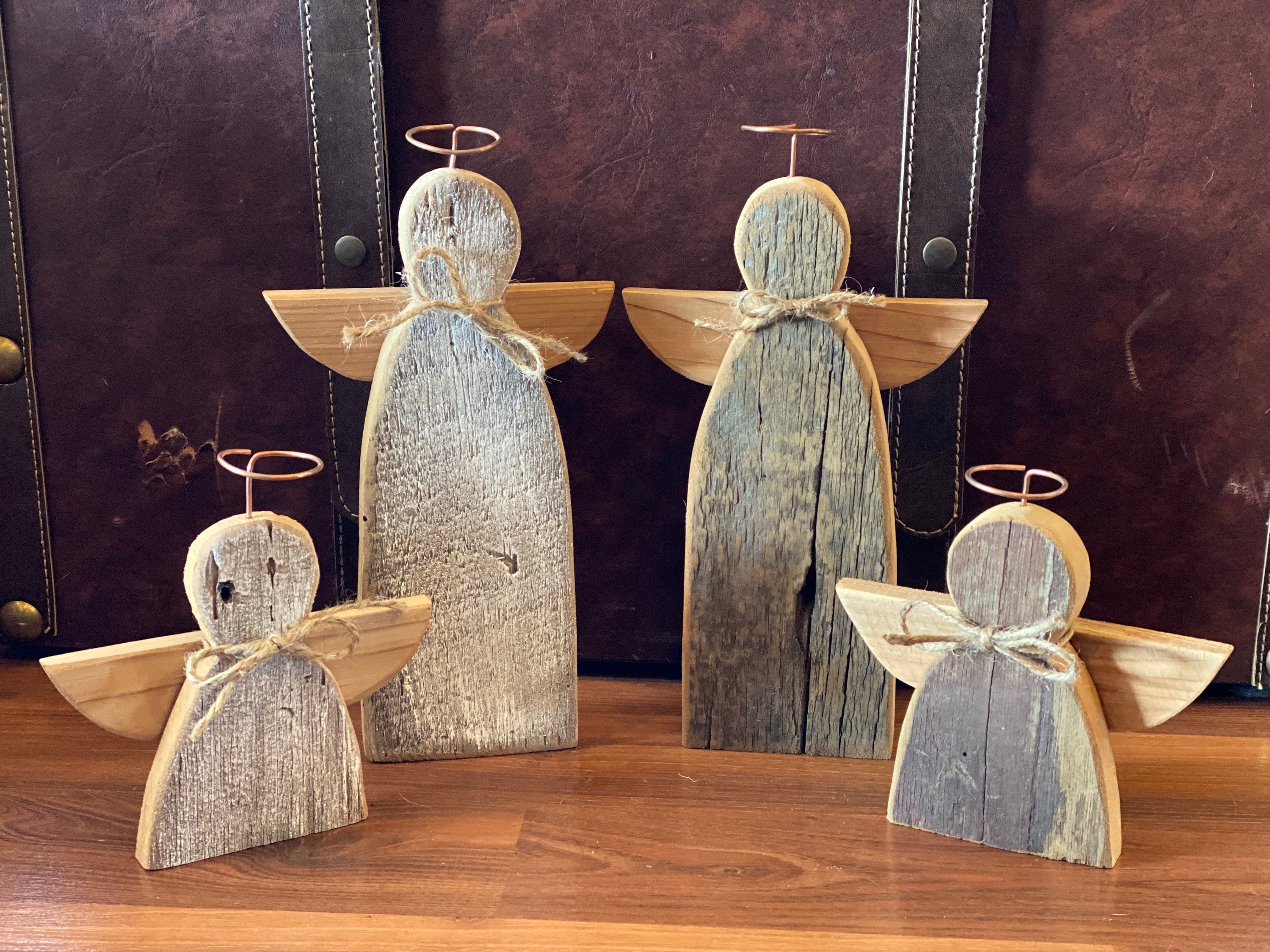 Primitive Wood Angels