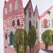 Little Street Card Mantelpiece Frieze Greetings Card - Etsy