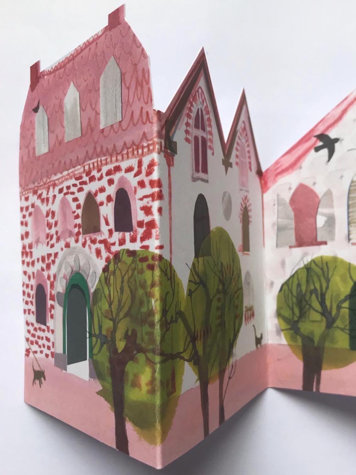 Little Street Card Mantelpiece Frieze Greetings Card - Etsy
