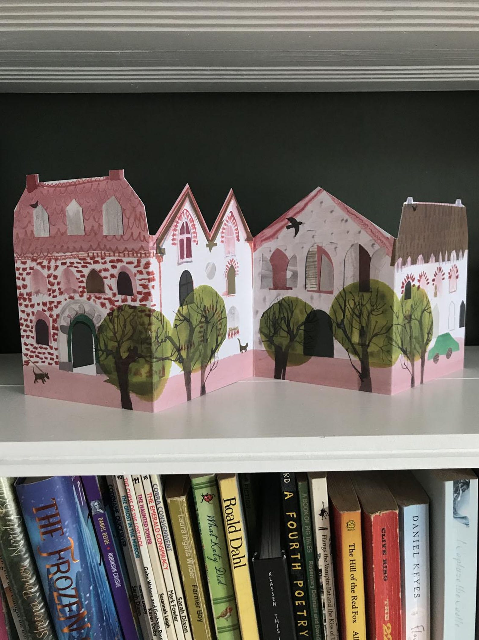 Little Street Card Mantelpiece Frieze Greetings Card - Etsy