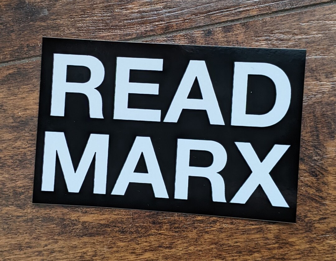 Vinyl Sticker: Read Marx｜karl Marx Communist Marxist Anarchist ...