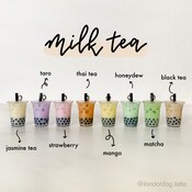 Bubble Tea Origami Boba Tea Printable Template Digital Download Bubble ...