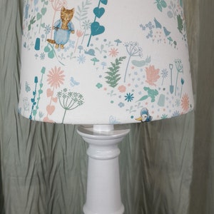 Beatrix Potter Nursery Accent Lamp, Peter Rabbit Nursery Lamp, Jemima ...