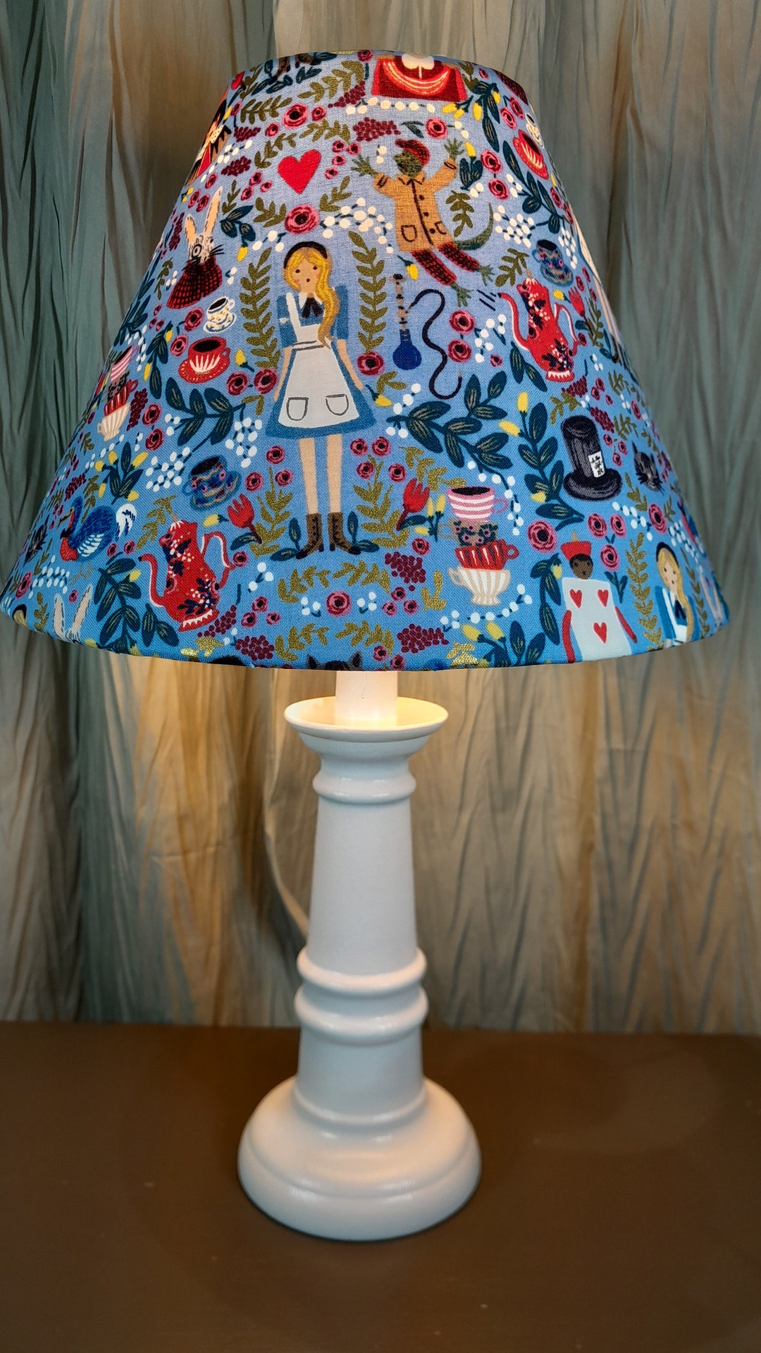 Alice in Wonderland Nursery Accent Lamp, Alice in Wonderland Baby Girl ...