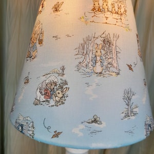 Beatrix Potter Peter Rabbit Lamp, Woodland Baby Lamp, Bunny Child's ...