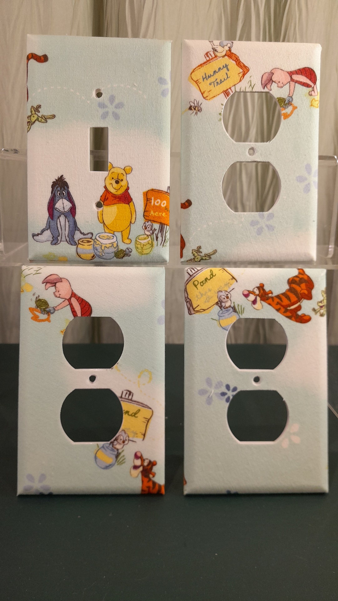 Set of Classic Winnie the Pooh Switch Plates Outlet Covers, Pooh ...
