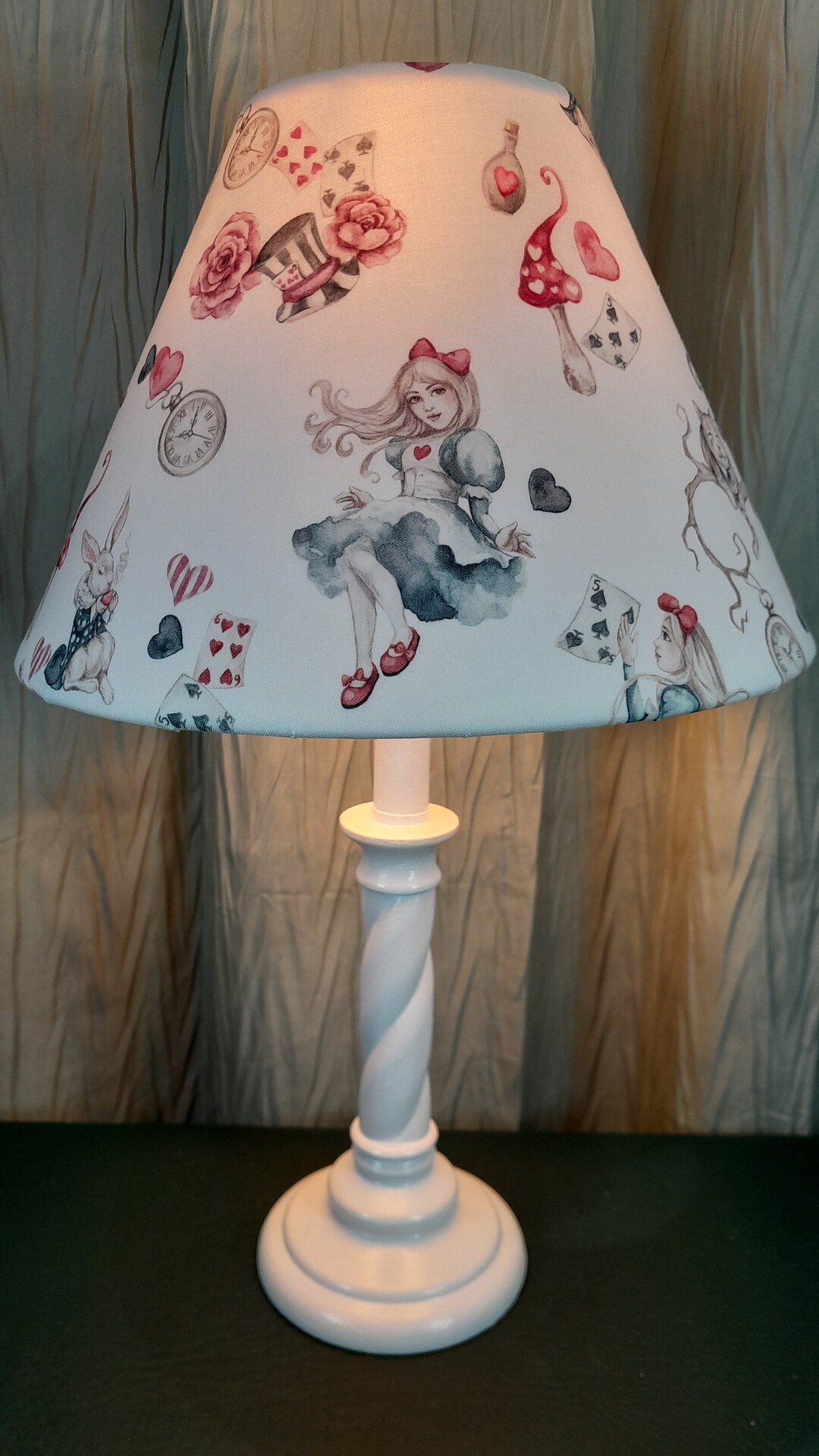Alice in Wonderland Nursery Accent Lamp, Alice in Wonderland Baby Girl ...