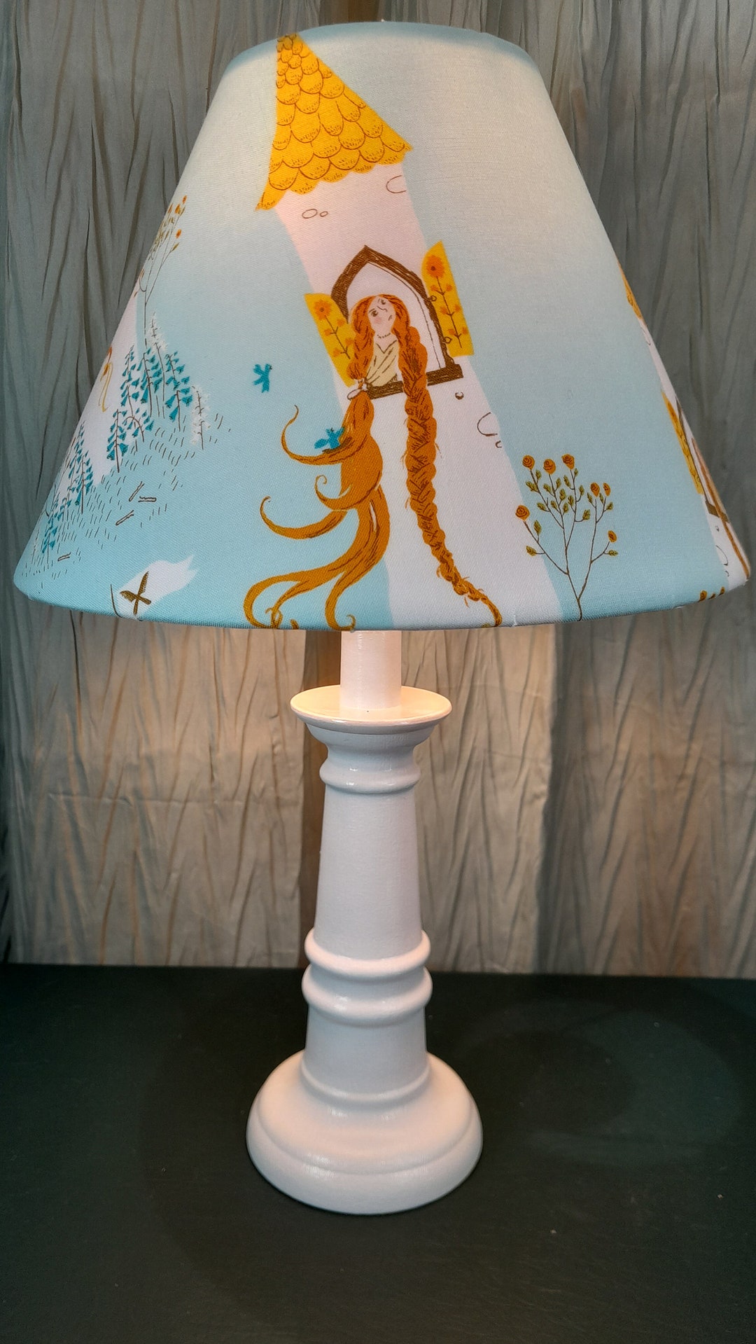 Rapunzel Nursery Accent Lamp, Rapunzel Bedroom Lamp, Rapunzel Castle ...