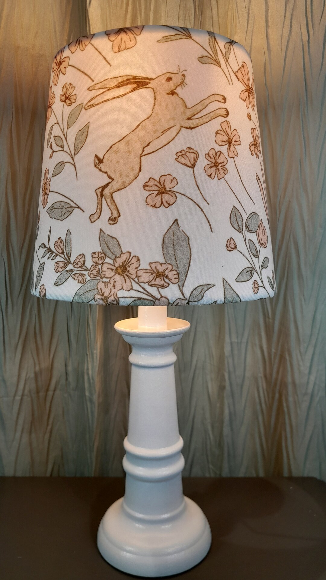 Bunny Accent/nursery Lamp Rabbit Lamp Woodland - Etsy