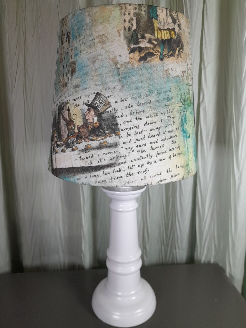 Alice in Wonderland Nursery Lamp, Terrence High Top Baby Lamp, Baby ...