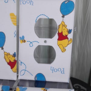 Set of Winnie the Pooh Light Switch Plate Outlet Covers, Pooh Nursery ...