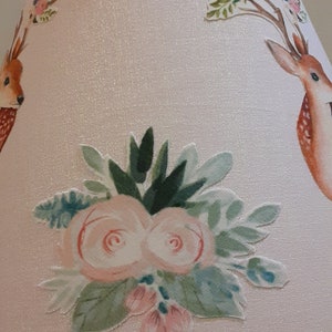 Boho Deer Nursery Lamp spotted Fawn Accent Lamp | Etsy