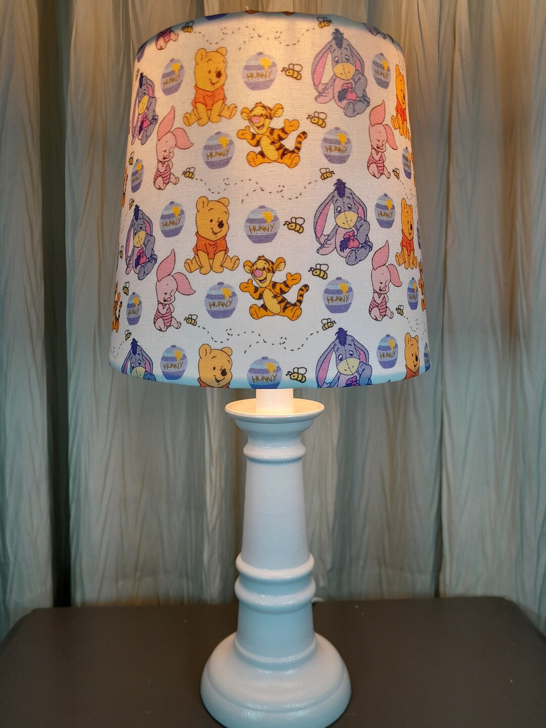 Baby Winnie the Pooh Nursery Accent Lamp, Pooh Piglet Eeyore Tigger ...