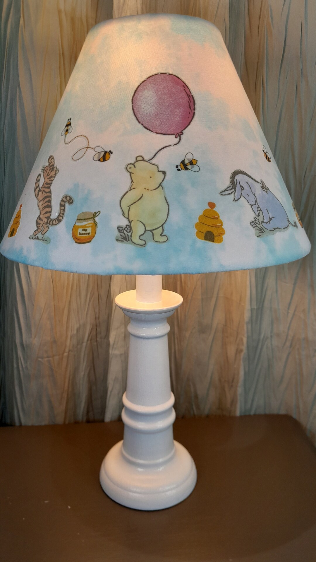 Winnie the Pooh Nursery Accent Lamp Winnie the Pooh Piglet - Etsy