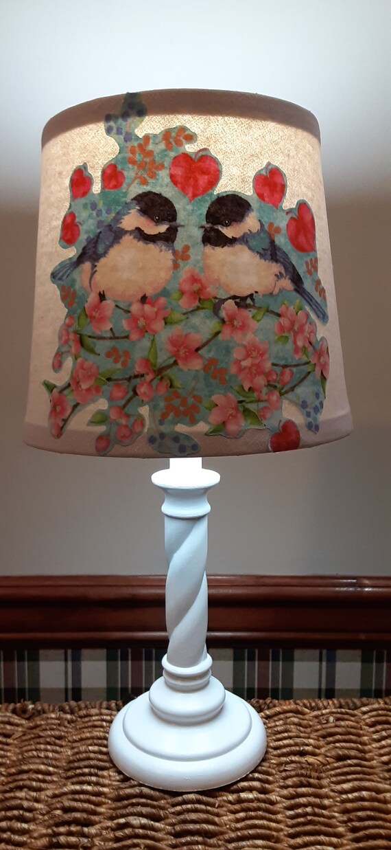 SHADE ONLY: Bird Nursery/accent Lampshade Woodland Lampshade | Etsy