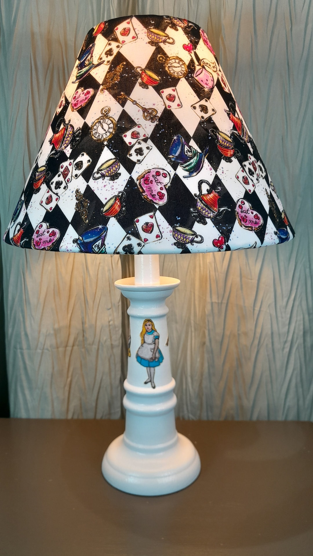 Alice in Wonderland Nursery Accent Lamp, Alice in Wonderland Girl ...
