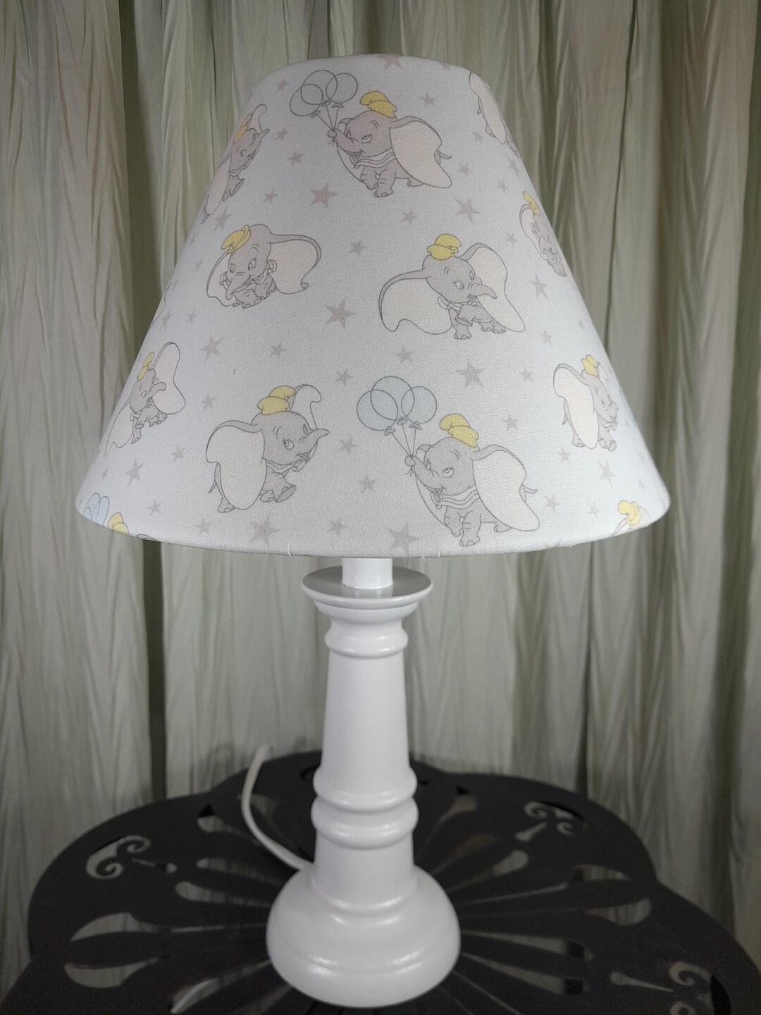 Dumbo Nursery Accent Lamp, Baby Elephant Table Lamp, Disney Inspired ...
