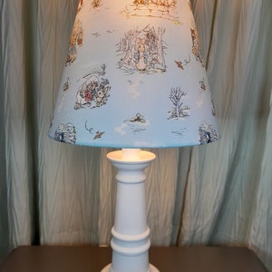 Beatrix Potter Peter Rabbit Lamp, Woodland Baby Lamp, Bunny Child's ...