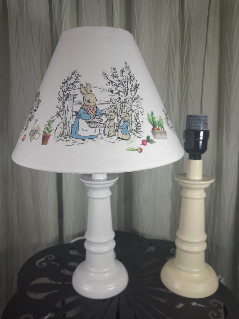 Beatrix Potter Nursery Accent Lamp, Peter Rabbit Nursery Baby Lamp ...
