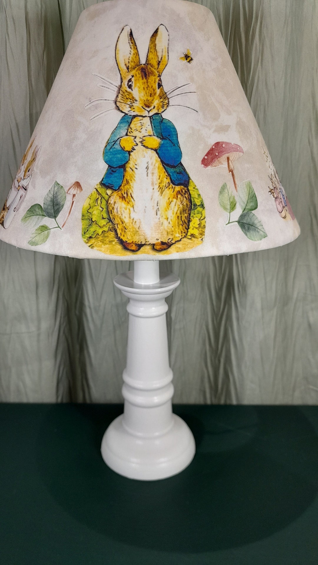 Beatrix Potter Nursery/accent Lamp, Peter Rabbit Nursery/baby Boy Girl ...