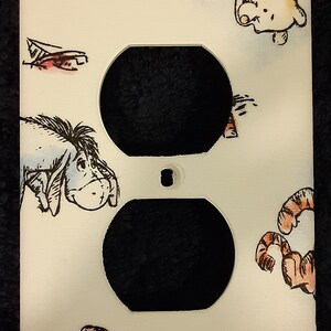 Set of Winnie the Pooh Light Switchplate/outlet Covers, Pooh Nursery ...