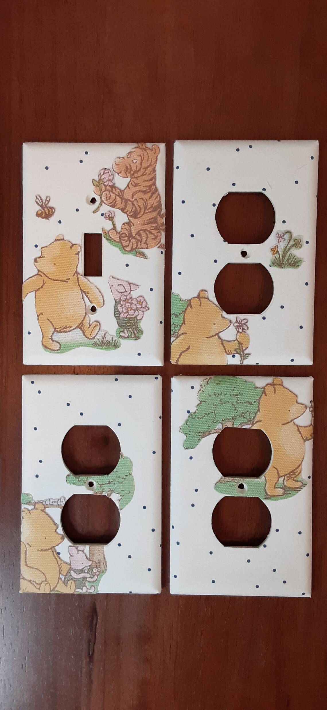 Set of Classic Winnie the Pooh Switch Plate Outlet Covers - Etsy