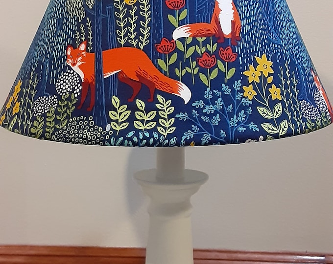 Woodland/ Fox Nursery Lamp, Fox Accent/table Lamp, Boy Girl Woodland ...