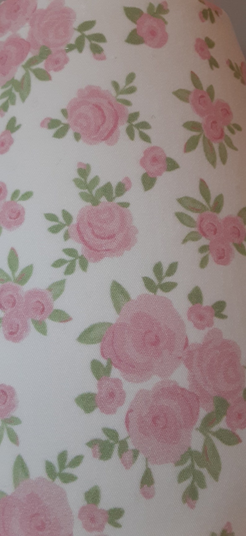 Floral Nursery/accent Lamp Pink Floral Baby/child's Lamp - Etsy