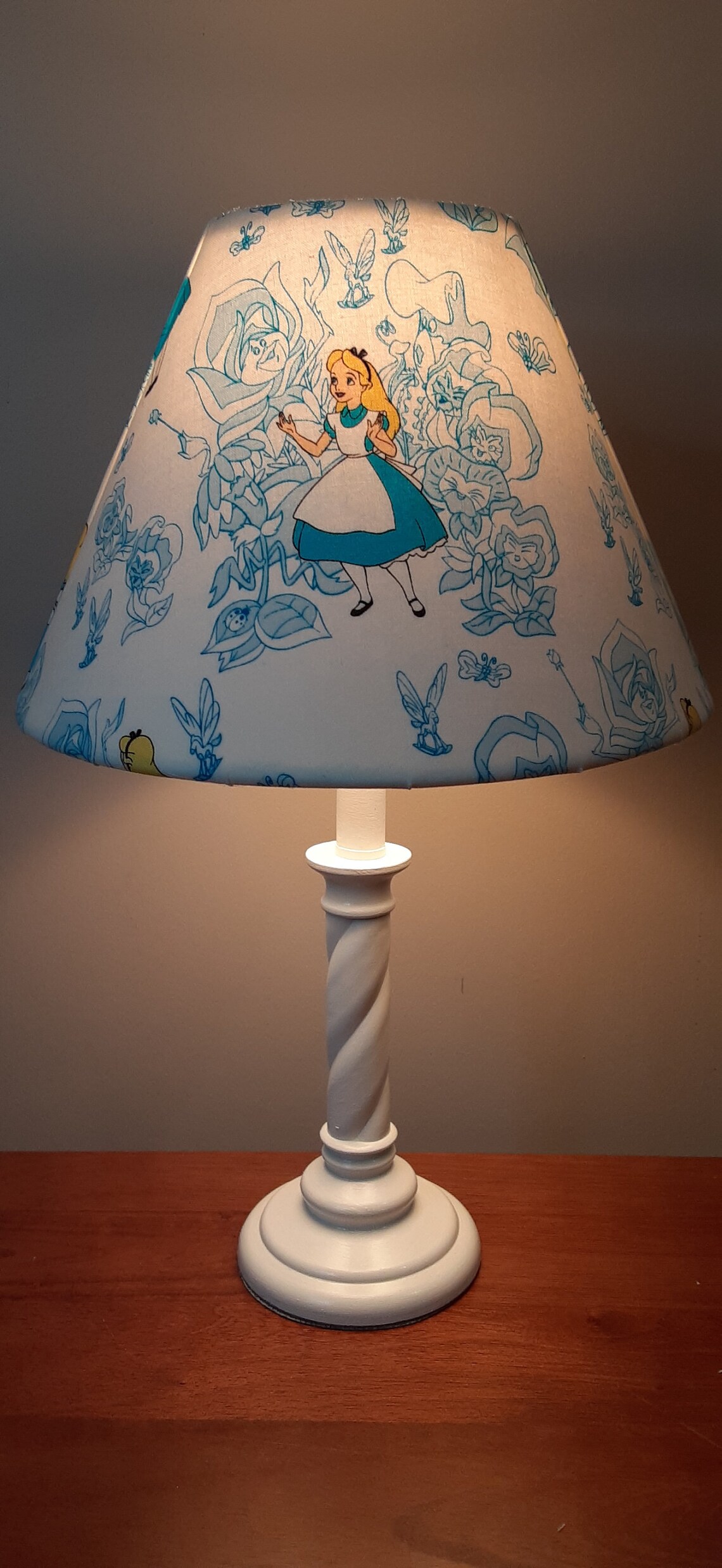 Alice in Wonderland Nursery Accent Lamp Alice in Wonderland | Etsy