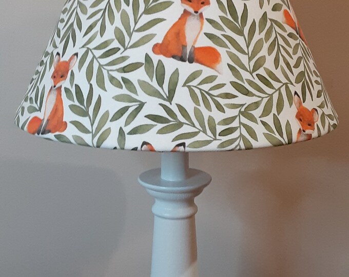 Fox Nursery Lamp, Woodland Nursery/accent Lamp, Baby Fox Nursery/table ...