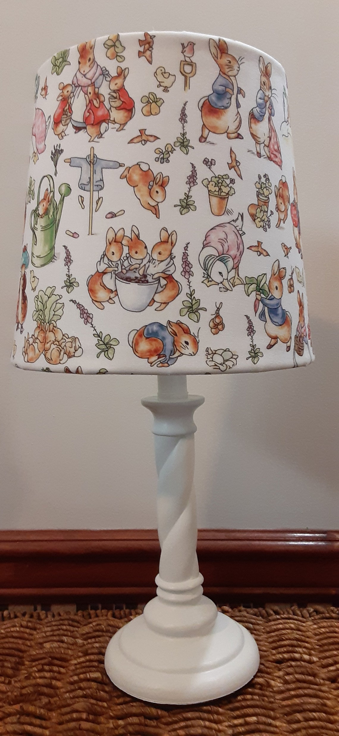 Beatrix Potter Nursery/ accent lamp Peter Rabbit Nursery baby | Etsy