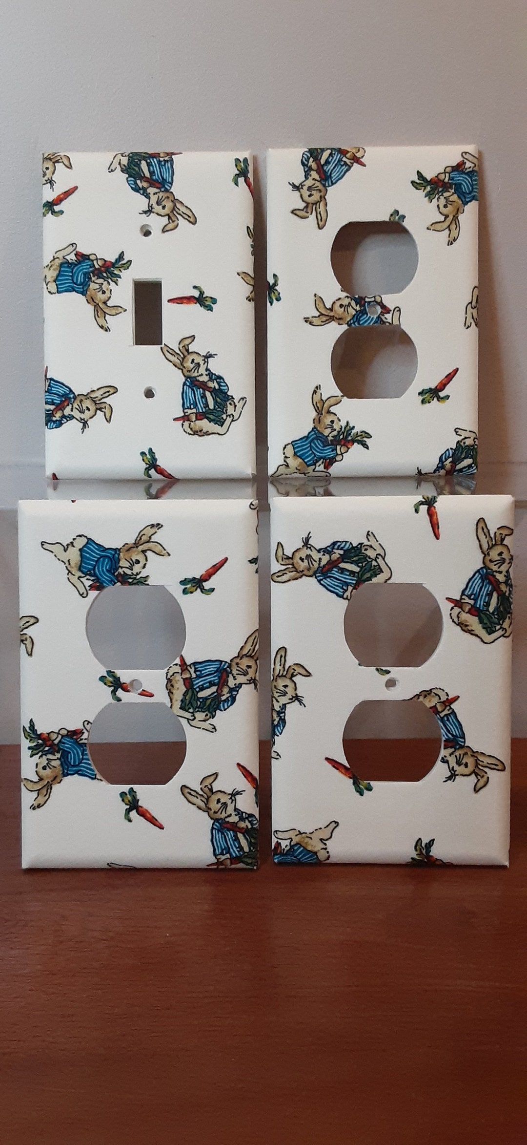 Set of Peter Rabbit Light Switch/outlet Covers, Peter Rabbit Nursery ...