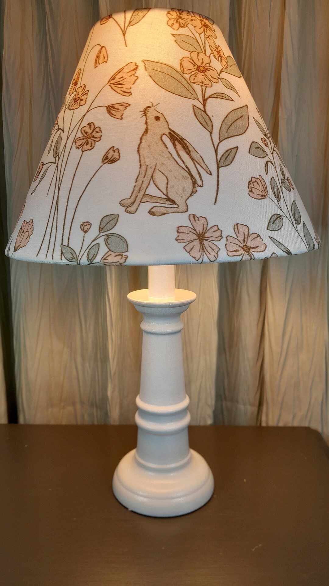 Bunny Accent/nursery Lamp, Rabbit Lamp, Woodland Nursery/accent/table ...