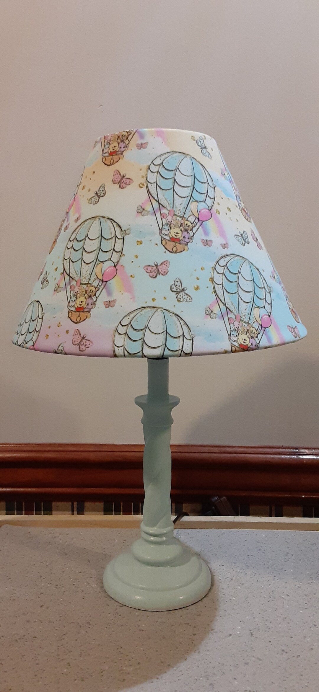 Winnie the Pooh Nursery Lamp, Pooh Tigger Eeyore Piglet Baby Table Lamp ...