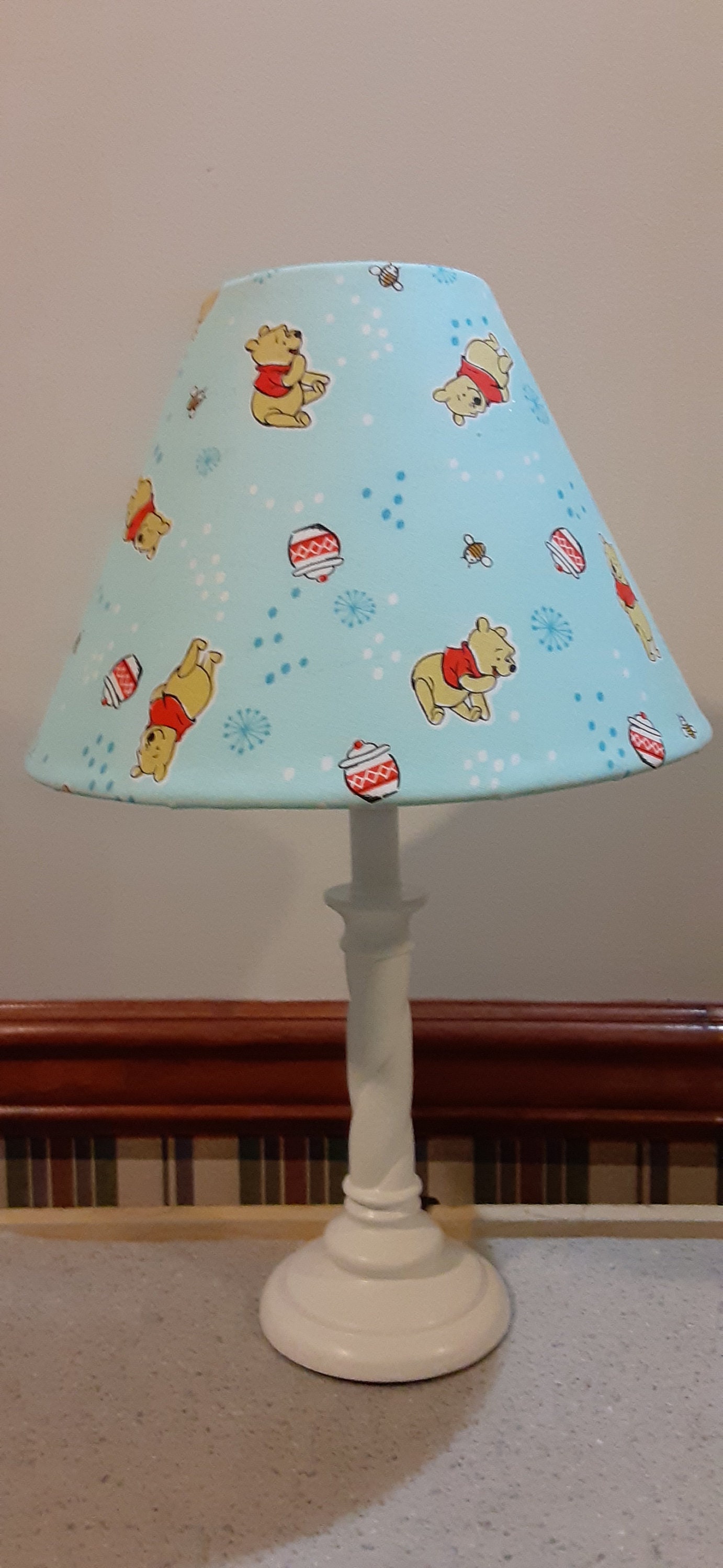 Winnie the Pooh Nursery / Accent Lamp Pooh Baby / Child Lamp - Etsy UK